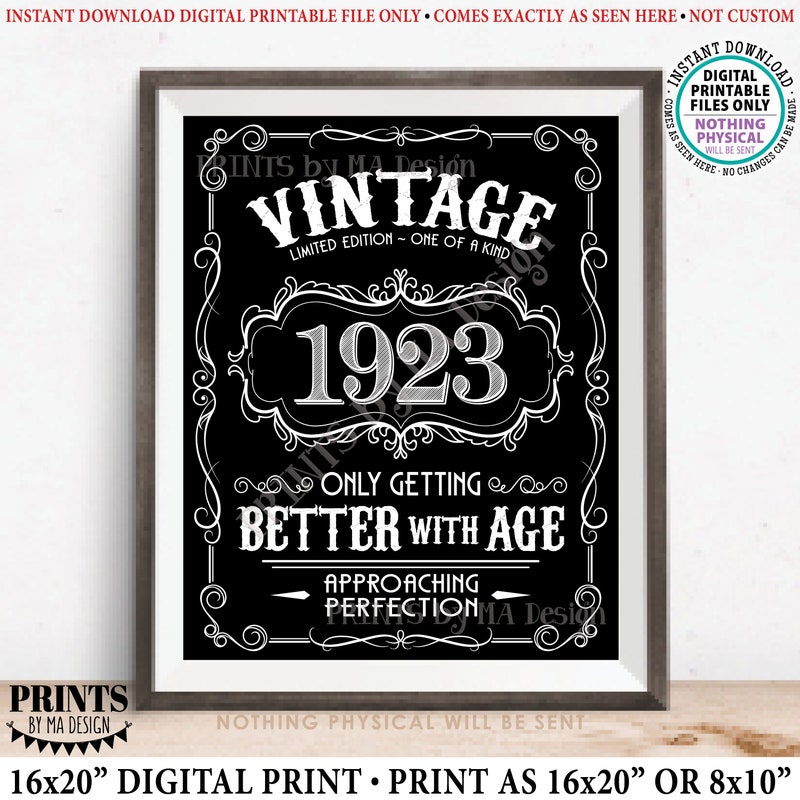 Vintage 1923 - Etsy