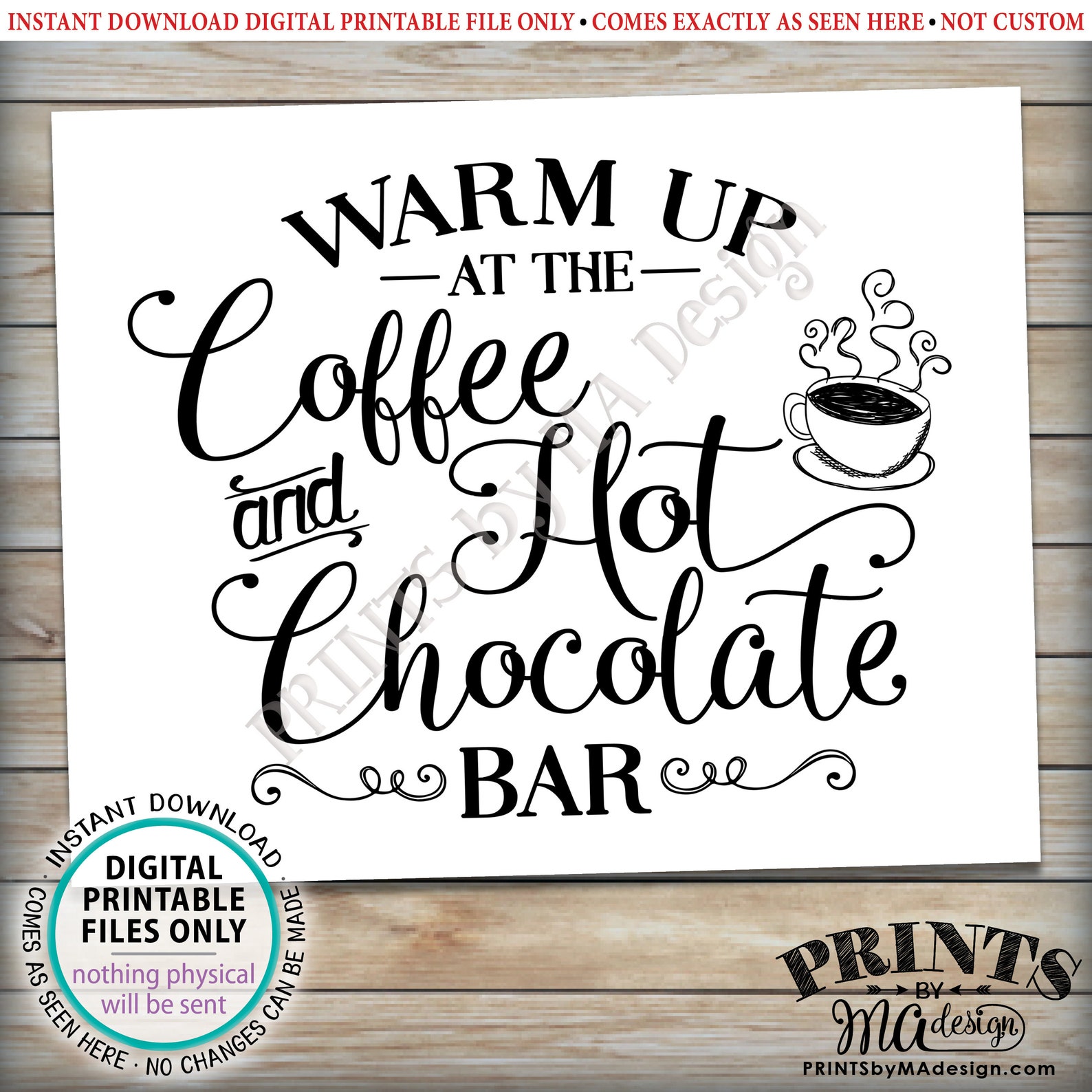 Coffee and Hot Chocolate Sign, Warm up at the Coffee and Hot Chocolate ...