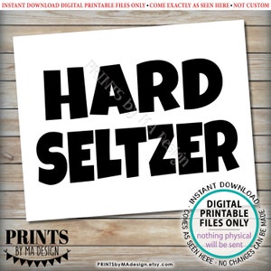 Beverage Signs, Drink Station Bundle Package, Soda, Water, Beer, Wine ...