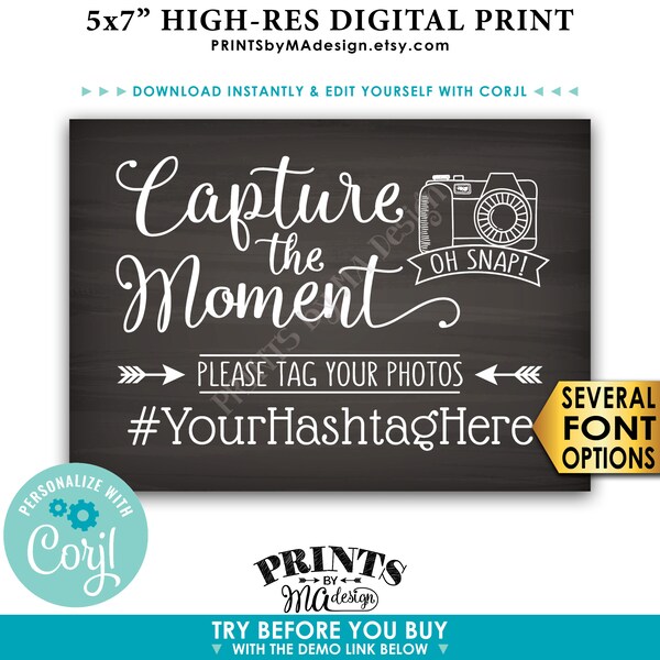 Hashtag Chalkboard - Etsy