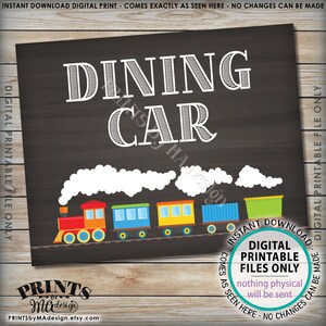 Train Birthday Signs, Train Theme Birthday, All Aboard the Birthday ...