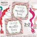 For Your Mistle "toes" Nail Polish Gift Tag, Xmas Mani Pedi Mistle-toe ...