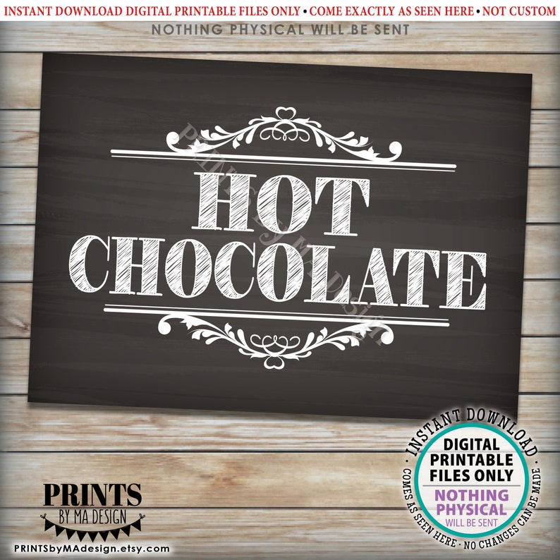 Coffee Bar Signs Coffee Station Display Hot Tea Hot - Etsy