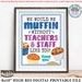 Muffin Sign, Teacher Appreciation Week, We Would Be Muffin Without ...