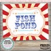Fish Pond Sign, Carnival Activities Sign, Carnival/circus Party Games ...