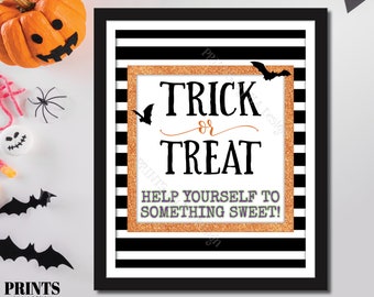 Halloween Candy Sign | Etsy