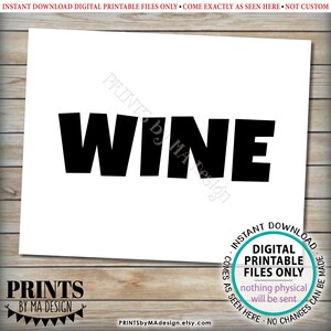 Beverage Signs, Drink Station Bundle Package, Soda, Water, Beer, Wine ...