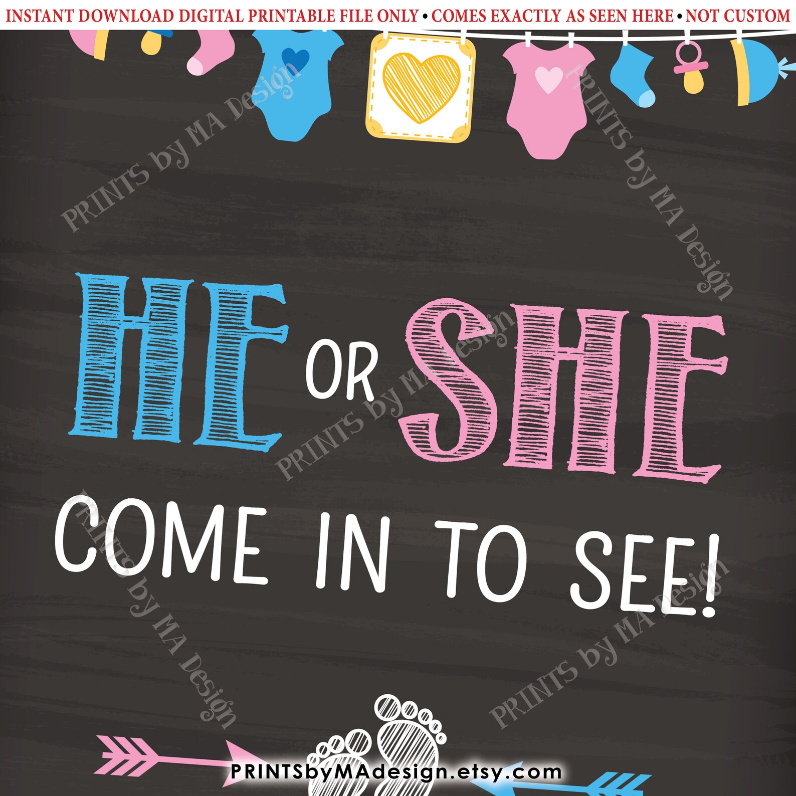 Gender Reveal Sign He Or She Come In To See Gender Reveal Party Sign Pink Or Blue Printable