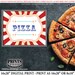 Pizza Carnival Food Sign Pizza Party Carnival Theme Pizza - Etsy