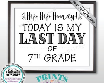 Last Day 7th Grade | Etsy