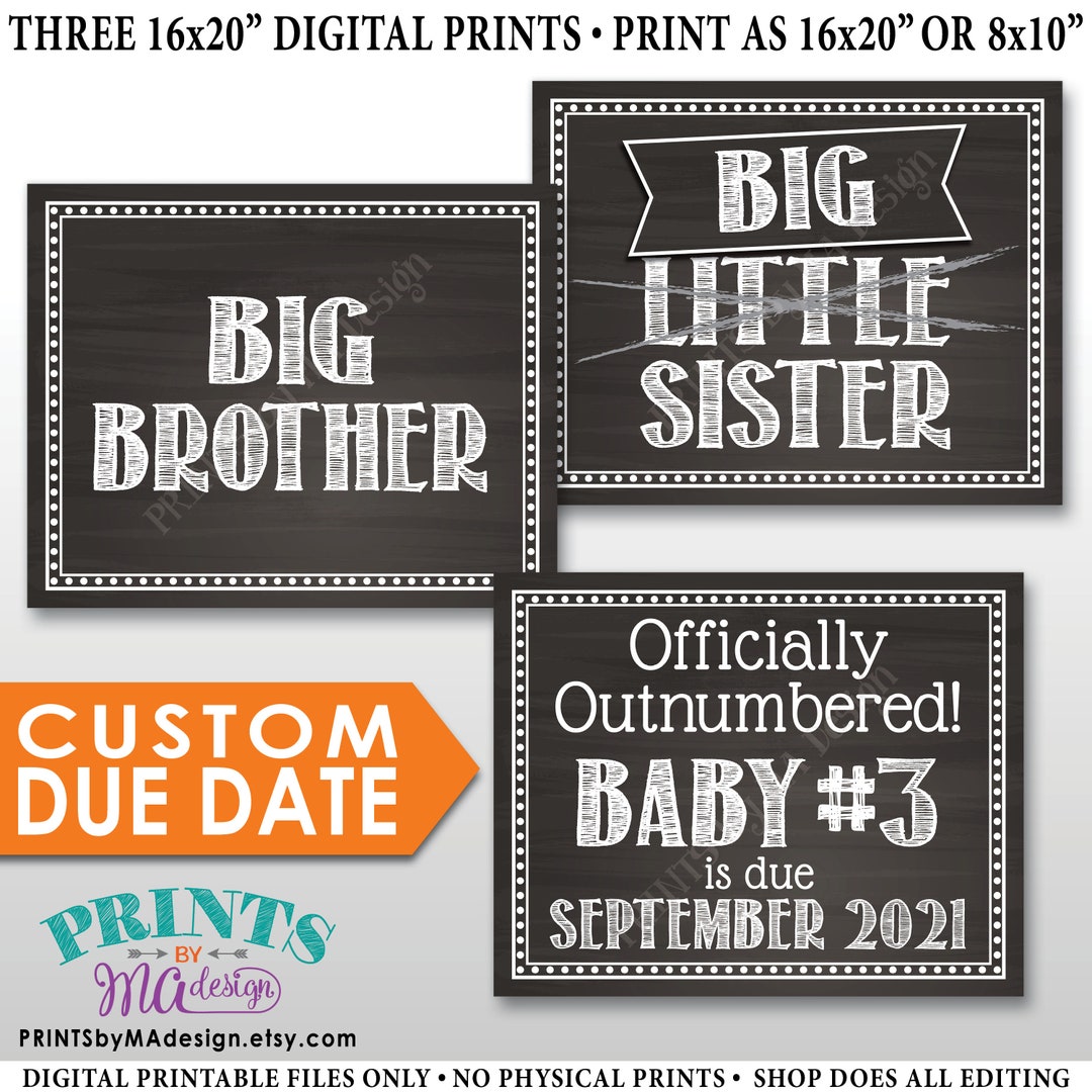 3rd Baby Pregnancy Announcement, Officially Outnumbered, Big Sister or ...