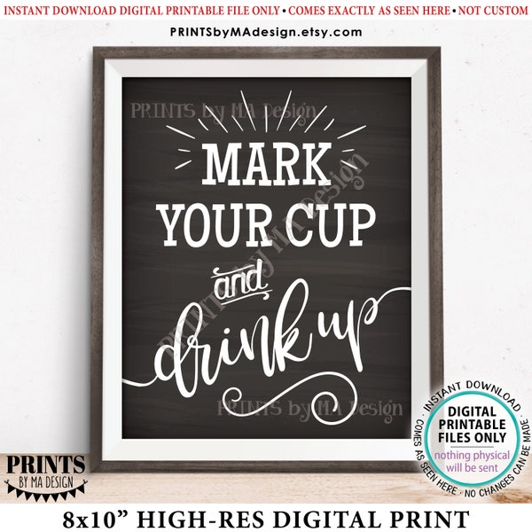 Mark Your Cup Svg - Etsy