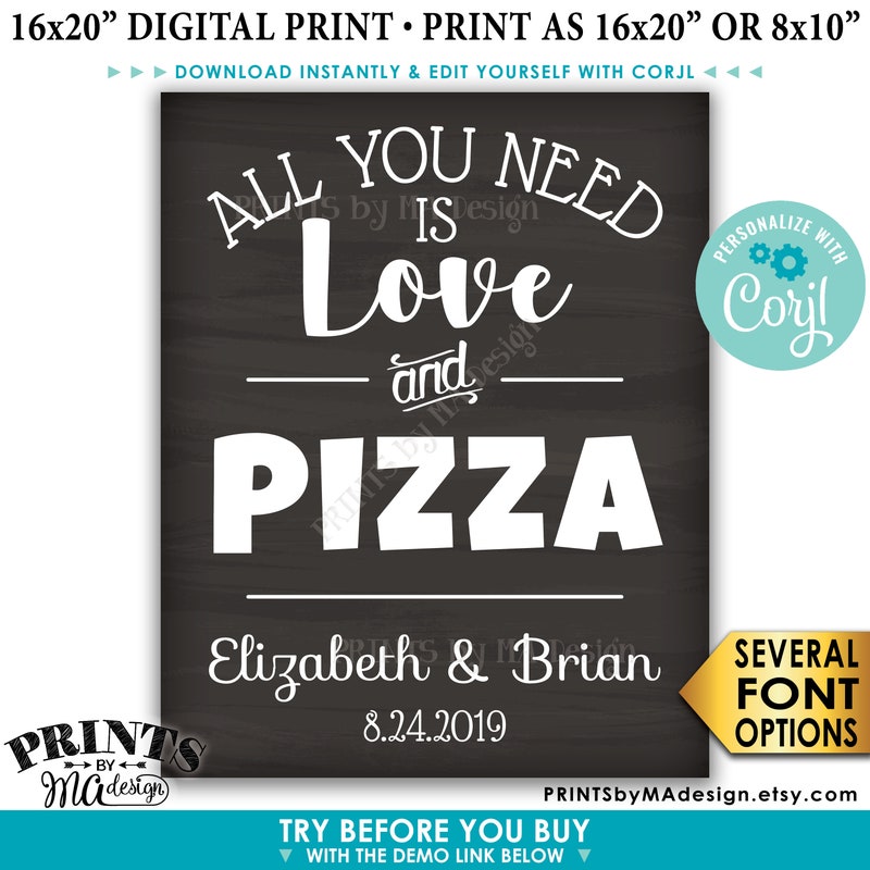 Pizza Sign - Etsy