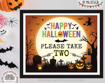 Halloween Candy Sign | Etsy