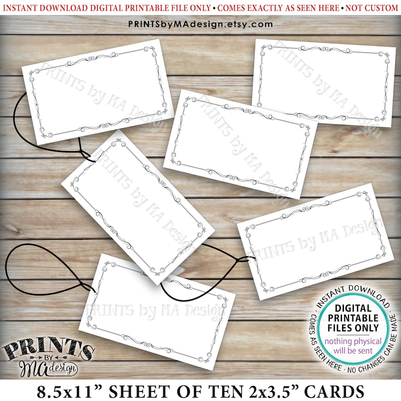 Food Labels Table Tent Menu Buffet Food Tags Place Cards - Etsy