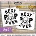 Best Pop Ever Popcorn Tags, Father's Day Gift Cards, Popcorn Favors ...