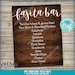 Fajita Bar Menu Sign, Fiesta Party Menu, Custom PRINTABLE 8x10/16x20 ...