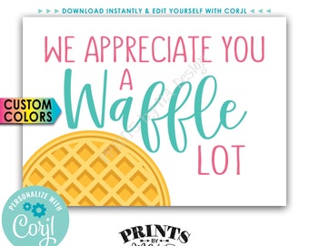 Waffle Bar Sign 5x7 - Etsy