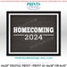 Homecoming 2024 Sign High School Homecoming 2024 College - Etsy