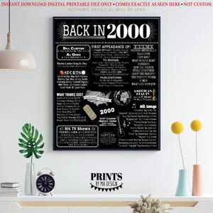 Back in the Year 2000 Poster Board, Flashback to 2000 USA History From ...