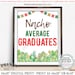 Nacho Average Graduates Sign, PRINTABLE 8x10/16x20 Cactus Themed Sign ...