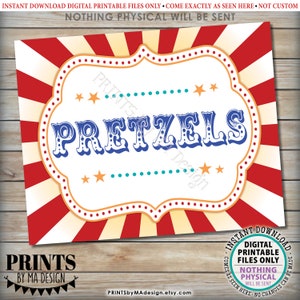 Carnival Food Signs, Popcorn, Cotton Candy, Pizza, Pretzels, Nachos ...