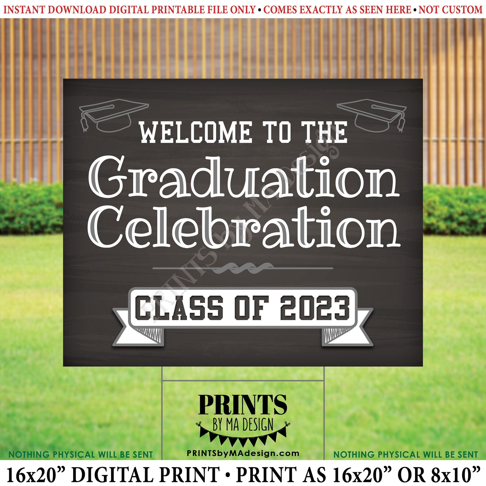 Graduation Party Sign Welcome to the Graduation Party - Etsy