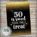 50th Birthday, 50 is Sweet Please Take a Treat Fiftieth Party Decor ...