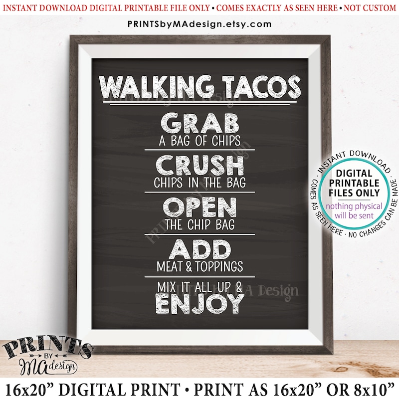 Taco Sign - Etsy