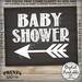 Baby Shower Direction Sign Shower Arrow Directions to Shower Directions ...