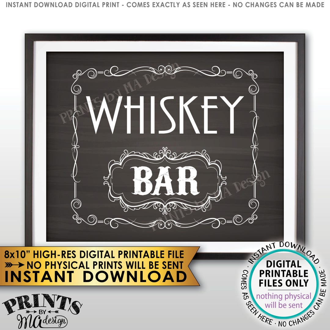 Whiskey Bar Decor, Whiskey Bar Sign, Better With Age Vintage Whiskey ...