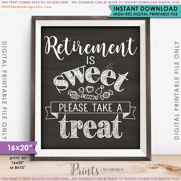 Retirement Sign - Etsy