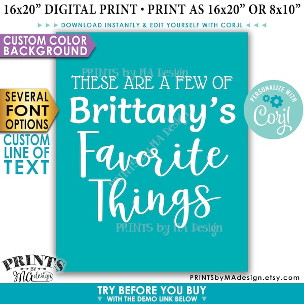 Favorite Things - Etsy