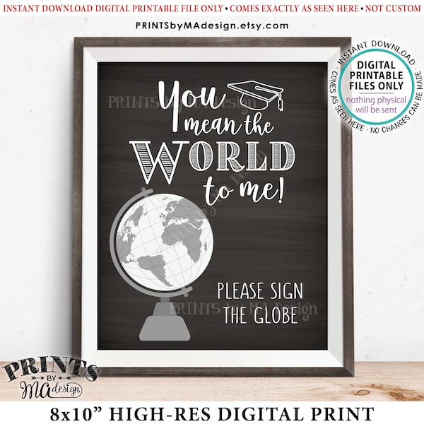 Guest Book Globe - Etsy