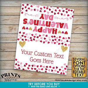 Valentine's Day Goodie Bag Labels, Valentine's Day Party Favors ...