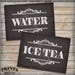 Beverage Station Soft Drink Signs, Soda Juice Water Ice Tea, Wedding ...
