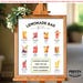 Graduation Party Lemonade Bar Menu, Graduate Drink Station, Fruit ...