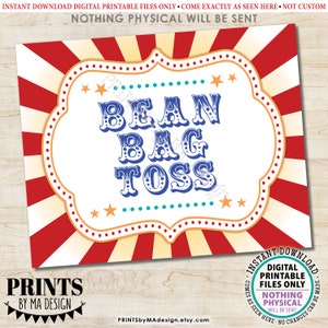 Carnival Games Signs, Carnival Theme Party, Ring Toss Balloon Pop Knock ...