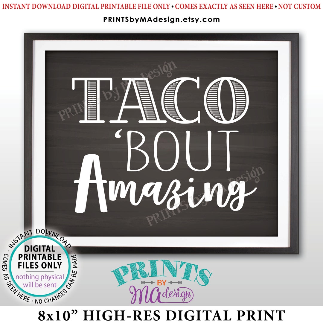 Taco 'bout Amazing Sign, Retirement, Graduation Award Ceremony Fiesta ...