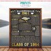 Class of 1964 Reunion Decoration, Back in the Year 1964 Poster Board ...