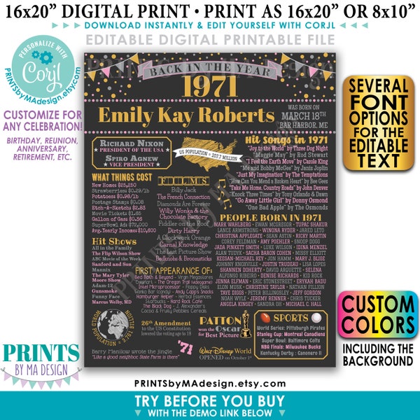1971 Reunion Poster - Etsy