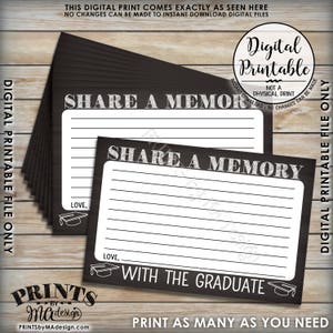 Share a Memory With the Grad, Graduation Party, Share Memories, Write ...