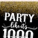 Party Like It's 1999 Birthday Party Sign, 1999 Reunion Decoration ...