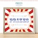 Carnival Prizes Sign, Carnival Party, Circus Games, Circus Birthday ...