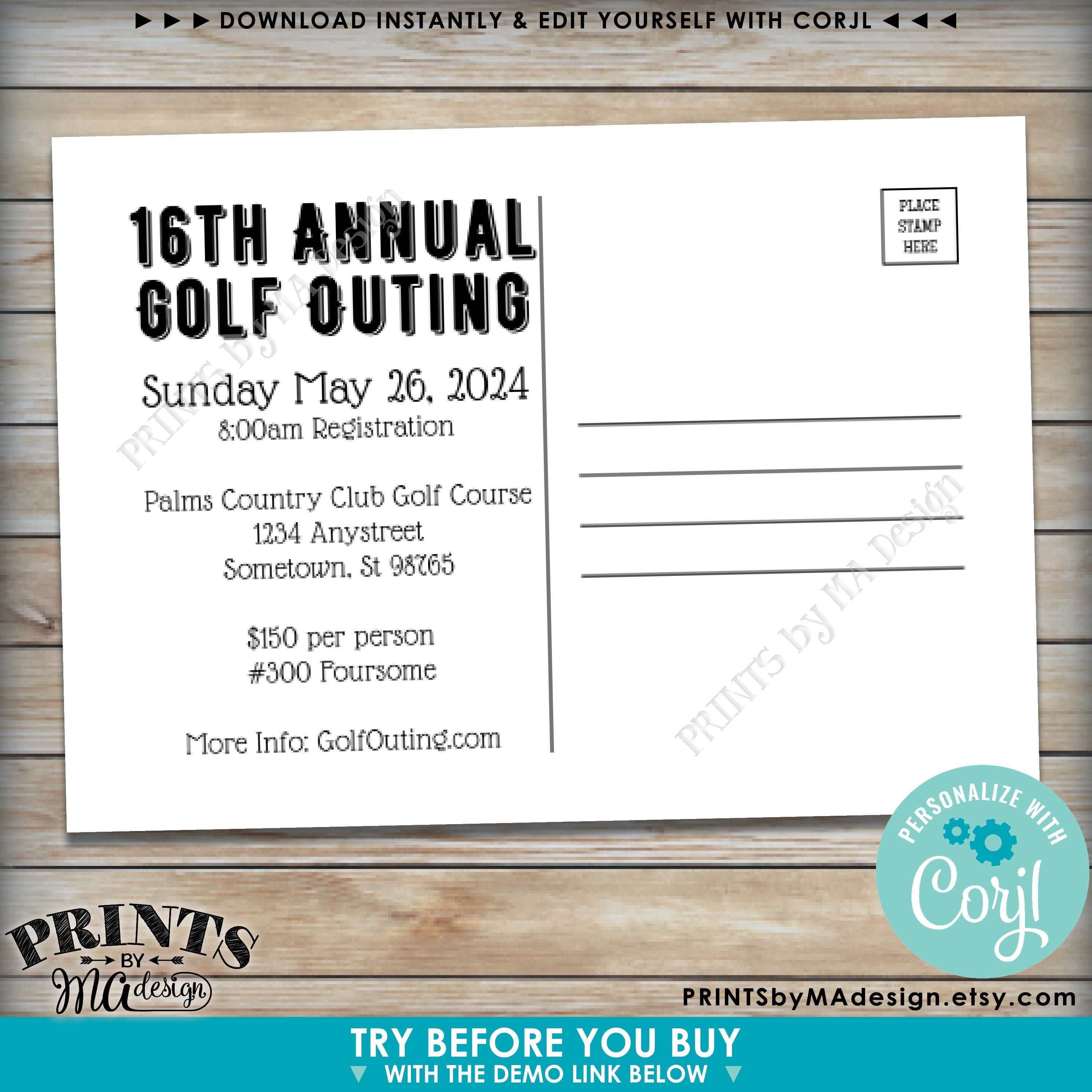 Editable Postcard Back Side of Postcard Backside, Add Your Own Text ...