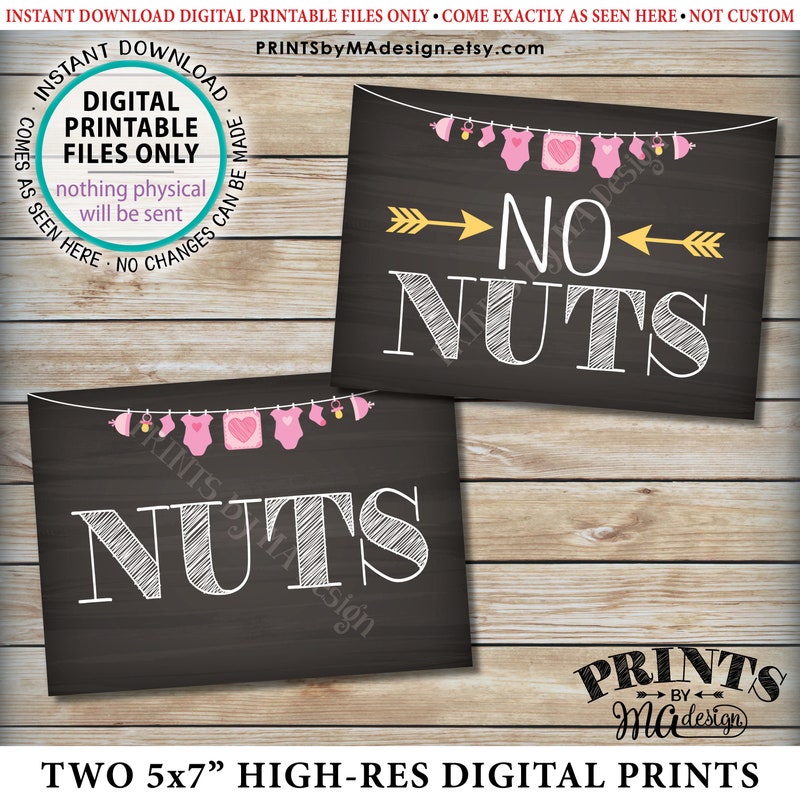 Nut Free Zone Sign - Etsy