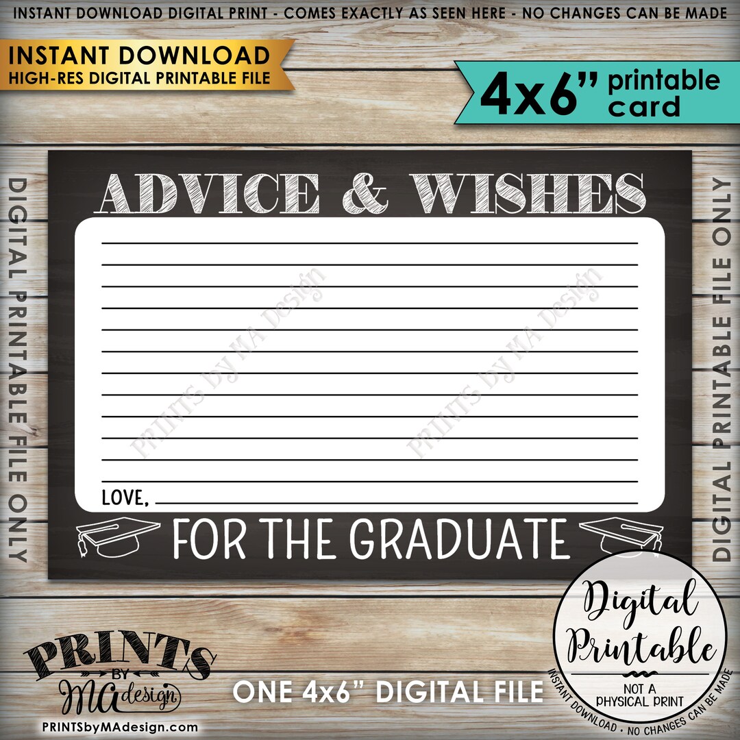 Advice for Graduate, Please Share Your Advice & Wishes With the Grad ...
