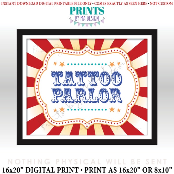 Tattoo Parlor - Etsy