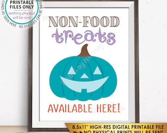 Teal Pumpkin Project Sign Printable Halloween Sign Allergy - Etsy