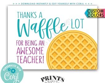 Thanks a Waffle Lot - Etsy